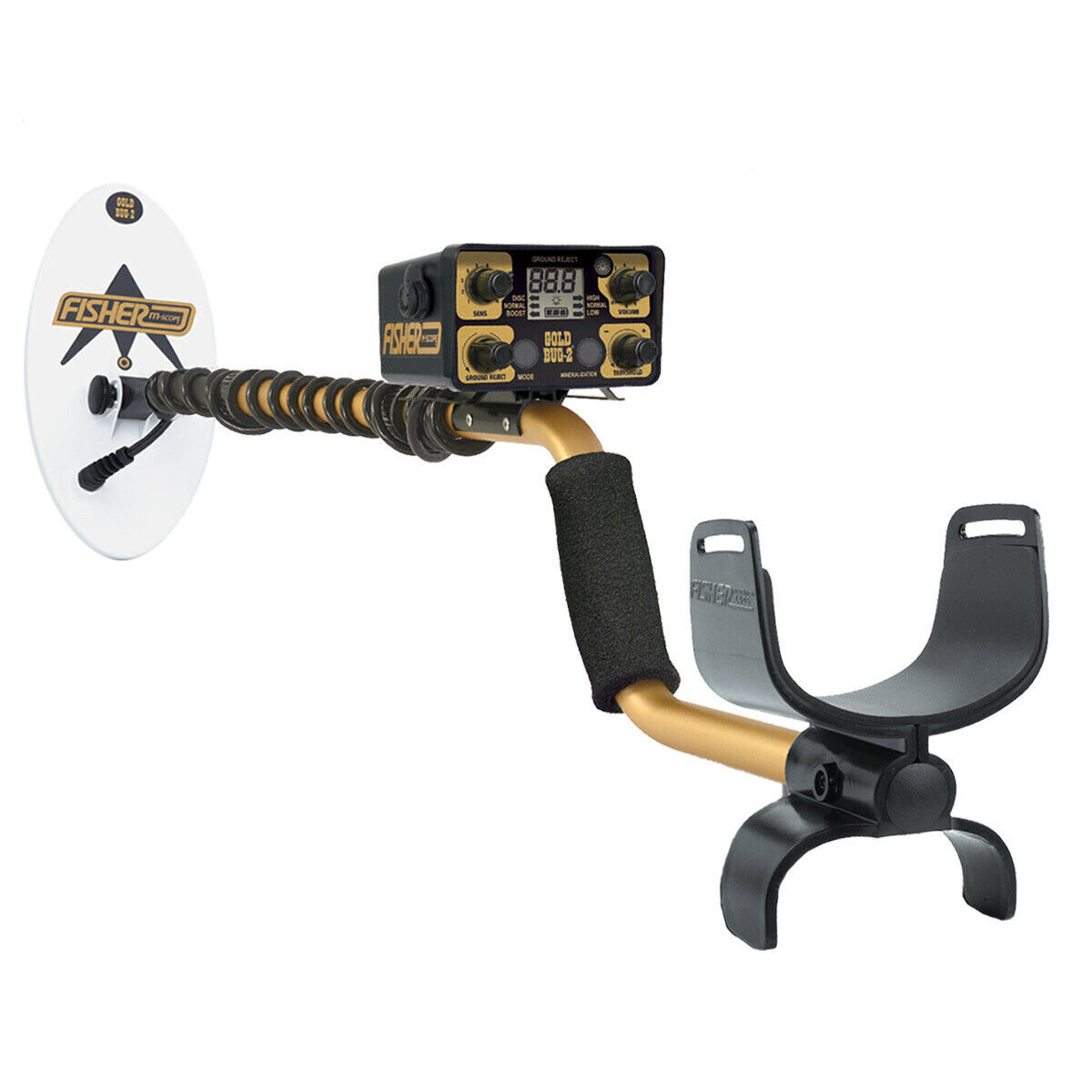 Fisher GB2-6 Gold Bug II 2 Metal Detector With 6.5"Elliptical Coil for ...