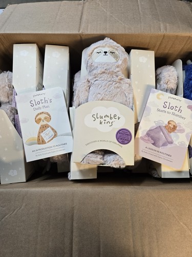 Slumber Kins Sloth Stuffie Snuggler Plush Toy Book Kit *NEW IN BOX* | eBay