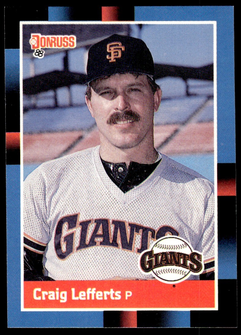 1988 Donruss Baseball Card Craig Lefferts San Francisco Giants #515 | eBay