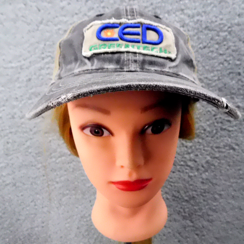 CED GREENTECH 1957 Cap Hat Embroidered Distressed Mesh Back Snapback Adjustable | eBay