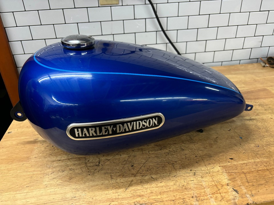 2010 Harley-Davidson Sportster XL 883 1200 XL1200 Fuel Gas Tank Blue ...