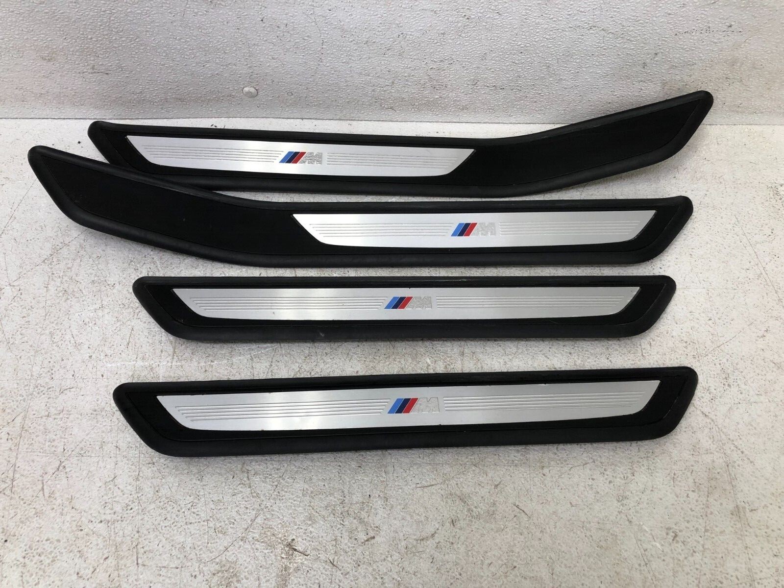 09-15 BMW 740i 750i F01 F02 FRONT/REAR M SPORT DOOR SILL SCUFF PLATE ...