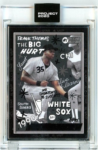 TOPPS PROJECT 2020 - FRANK THOMAS - SOPHIA CHANG AP 05/20 Silver Frame ...