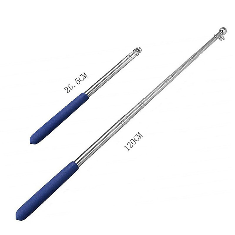 1.2 Meters Flagpole Stainless Steel Extendable Telescopic Pointer ...