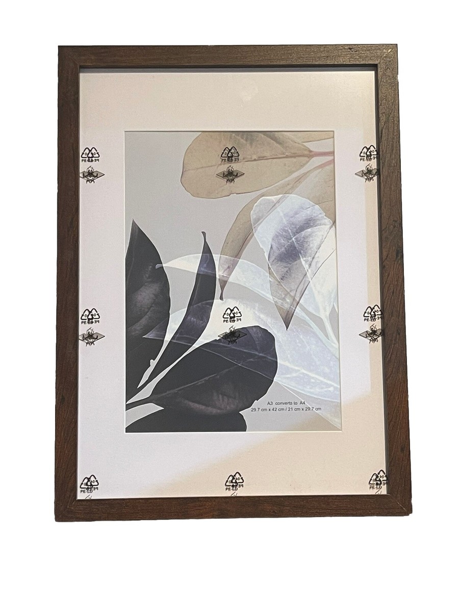 30 X 42 Poster Frame Sevilla" Plastic Frame, Black, Polystyrene, 29.7