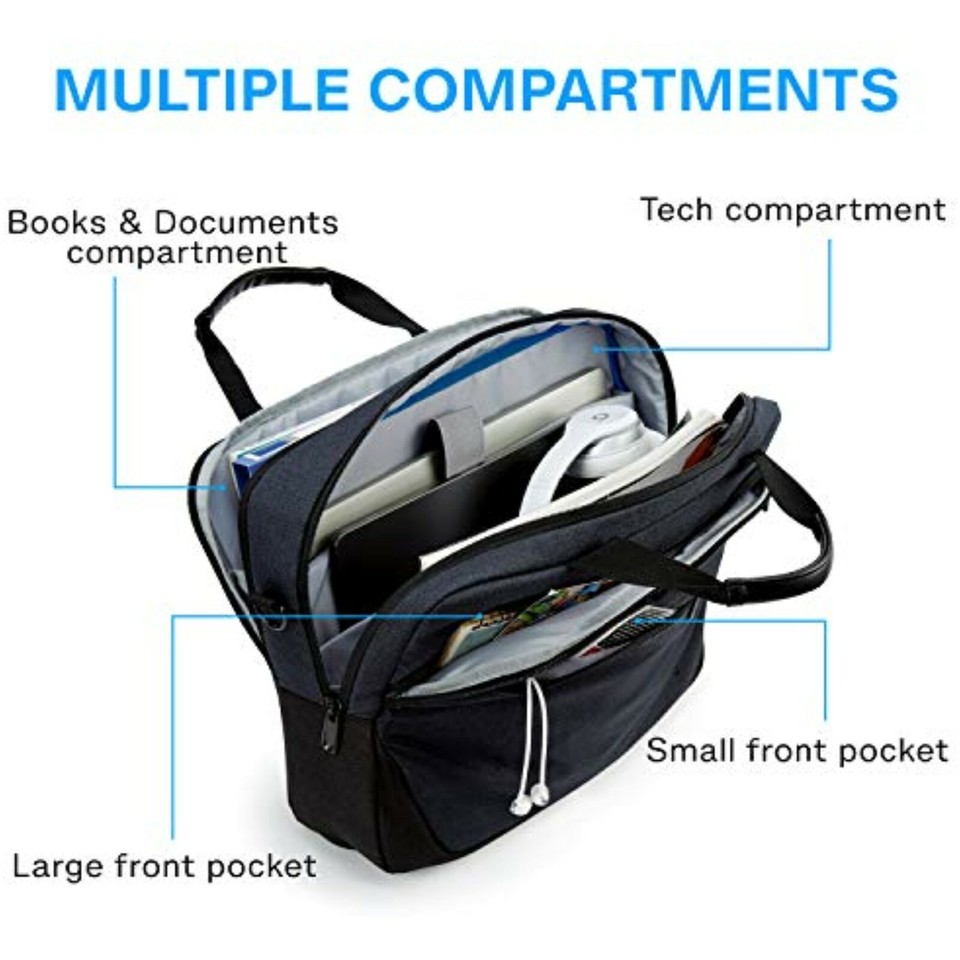 Laptop Bag,15.6 In Business Briefcase, Lockable Computer Bag Work Bag ...