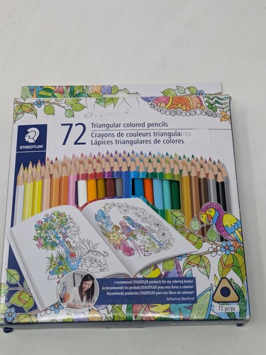 Staedtler Triangular Professional Colored Pencils 72 Assorted Colors ...
