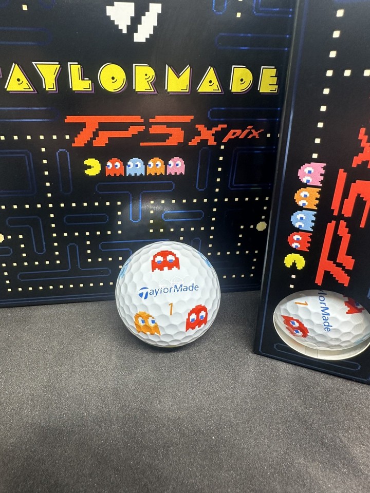 Brand New Taylormade TP5x PAC-MAN Logo Golf Ball | eBay