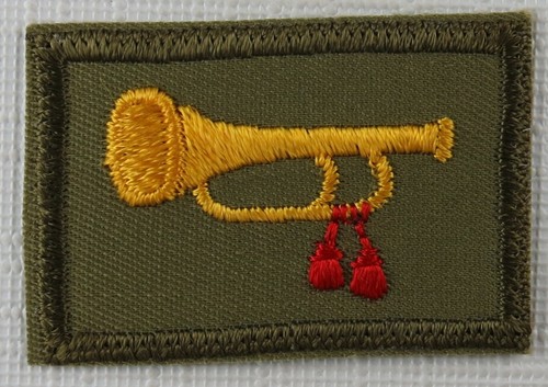 1965-1971 Bugler Position Patch Fine Twill Paste Back | eBay