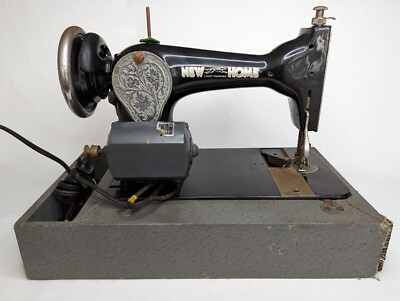Vintage New Home Light Running Sewing Machine L5 With Motor and Pedal ...