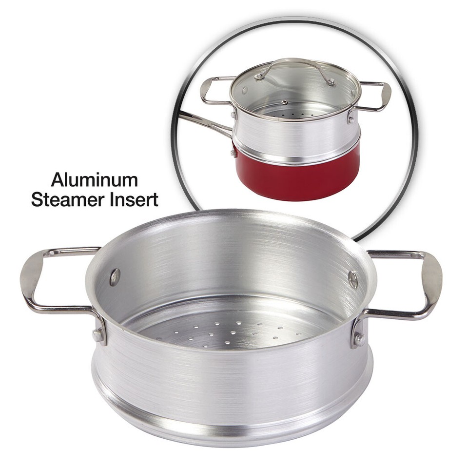 BulbHead (10824) Red Copper 10 PC Copper-Infused Ceramic Non-Stick ...