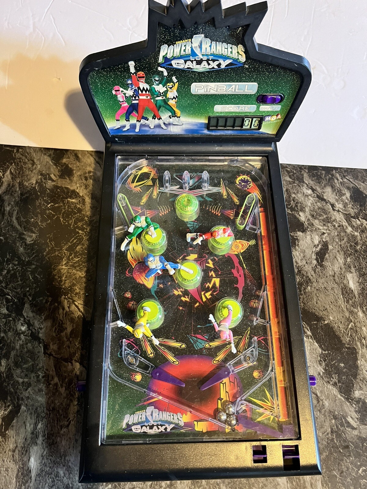 Power Rangers Lost Galaxy tabletop electronic Pinball machine game ...