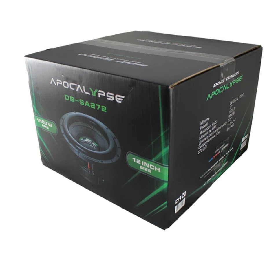 Deaf Bonce DB-SA272 D2 3000 Watt 12” Apocalypse Dual 2-Ohm DVC Car ...