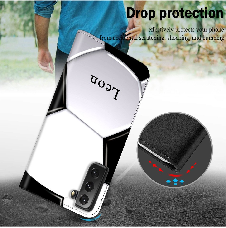 Football Personalised PU Phone Case For Samsung Galaxy A26 A17 A06 A36 ...