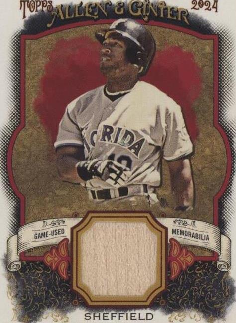 2024 Topps Allen & Ginter - Relics a Gary Sheffield #AGR-GS (MEM) for ...