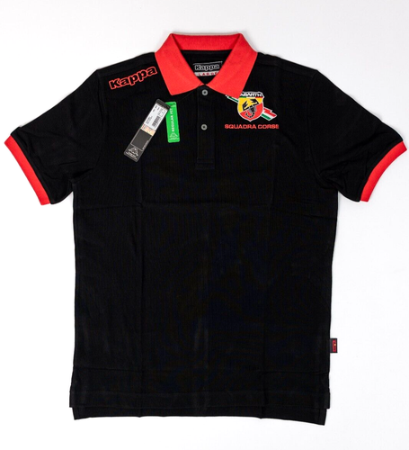 KAPPA Abarth Squadra Corse Polo, Black/Red, Large, Genuine & New | eBay ...