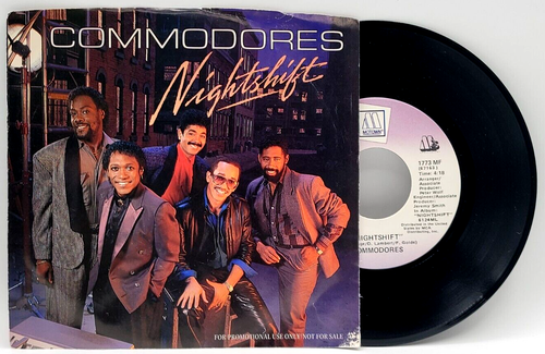 COMMODORES - NIGHTSHIFT - SOUL 45 & PICTURE SLEEVE PROMO MOTOWN | eBay