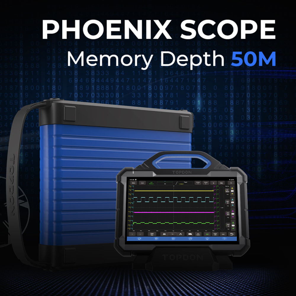TOPDON Phoenix 4 Channel Oscilloscope Tablets Diagnostic Tools for ...