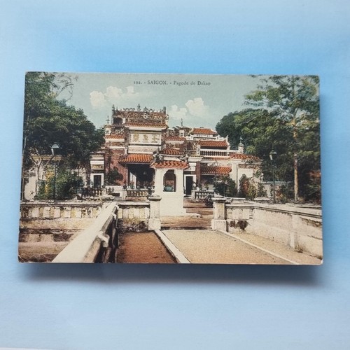 Saigon Postcard C1910 Vietnam Pagoda De Dakao By Portail | eBay