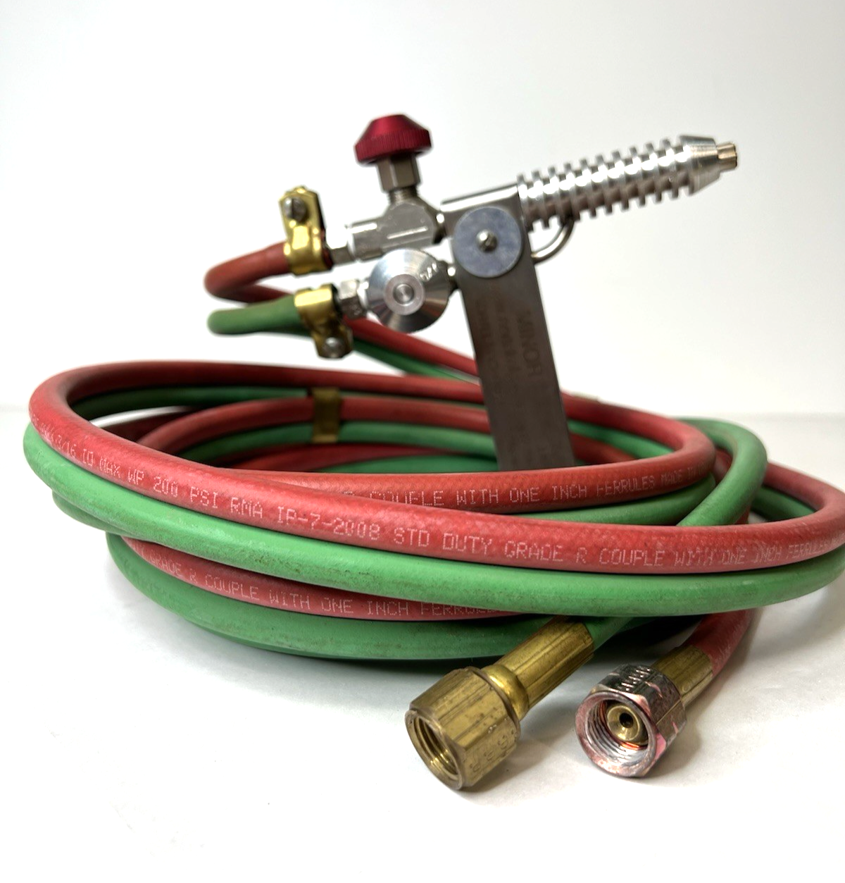 Nortel Minor 052 Lampworking Torch Bench Burner Glass Blowing & Hoses ...