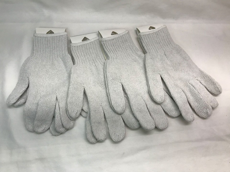 Lot of 4 HandMaster All Purpose Jersey Knit Gloves size Large | eBay