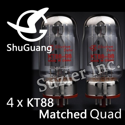 4pcs ShuGuang KT88 -98 Vacuum Valve Tube 6550 Amplifier Matched Quad ...
