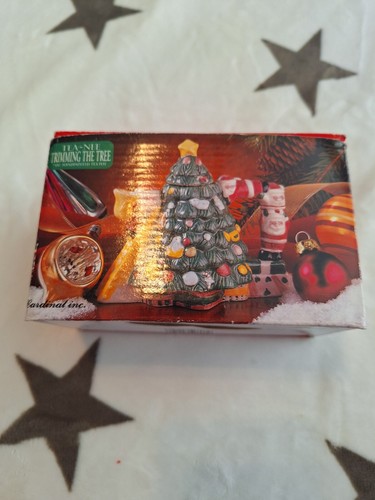 Vintage 1995 Tea Nee Teapot by Cardinal Inc Christmas Tree Ceramic ...