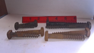 VINTAGE COACH SCREWS - SQUARE DRIVE Qty 2 or 4 NETTLEFOLDS - SQUARE ...