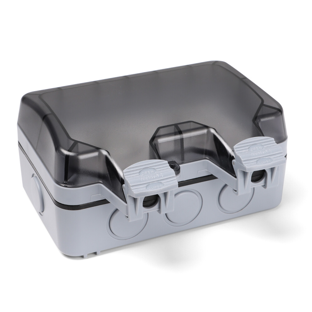 Led Light Wall Electrical Power Outlet Waterproof Socket Dual USB Ports ...