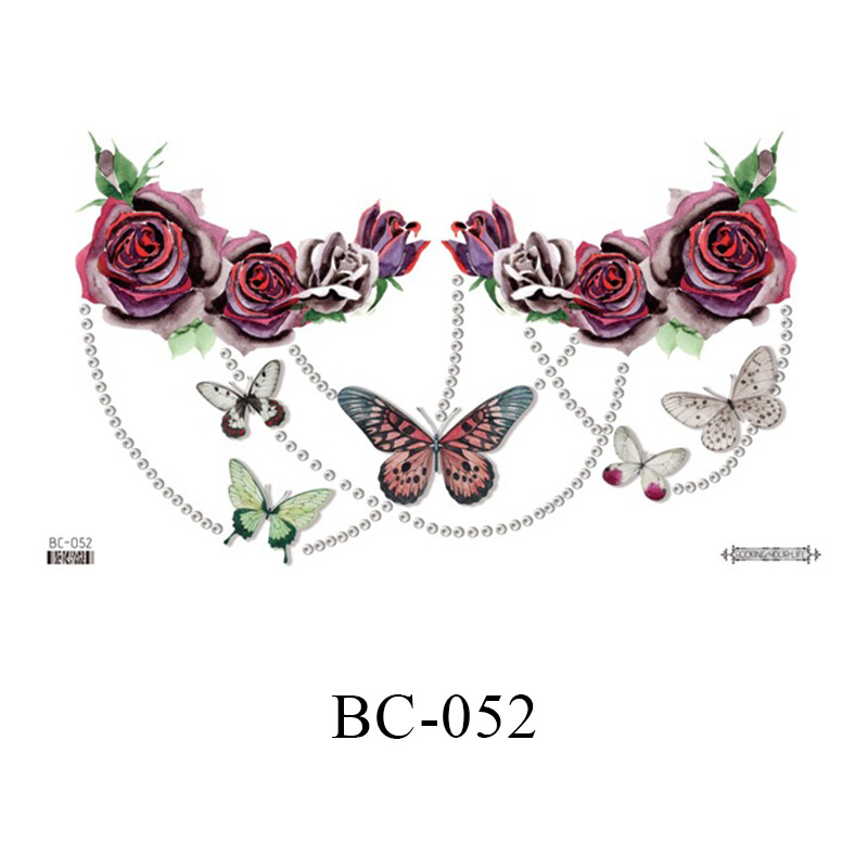 Waterproof Temporary Tattoo Sticker Women Sleeve Arm Body Tattoo ...