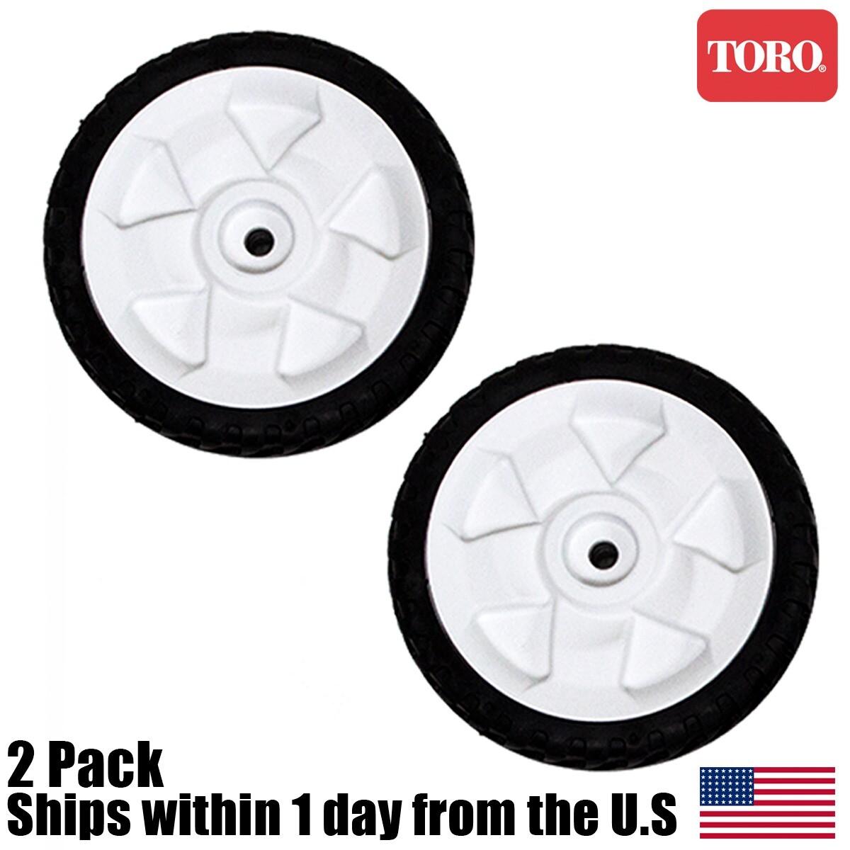 2PK Genuine OEM Toro 8" Gear Wheel Assembly 137-4832 Recycler 20337 ...