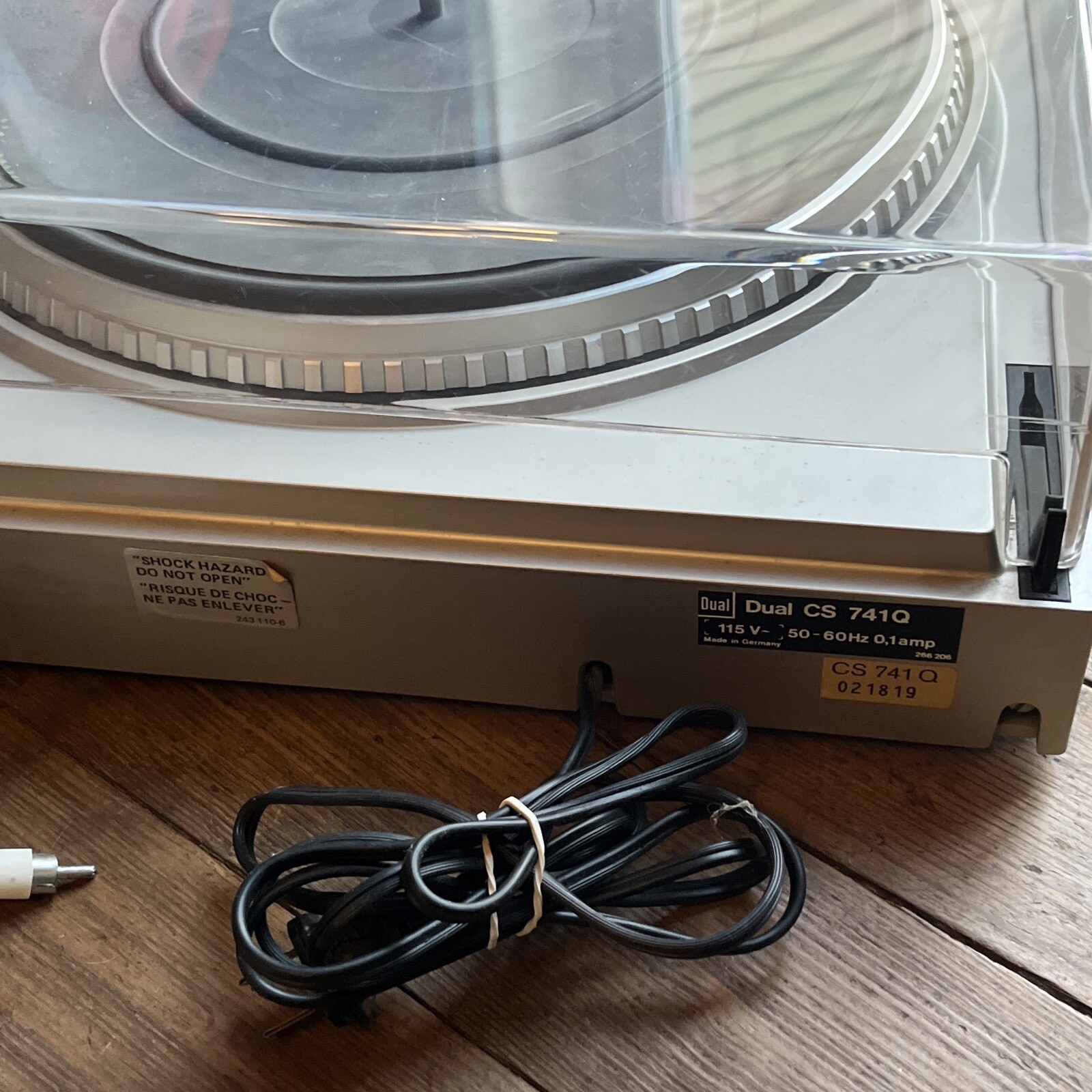 Dual CS 741 Q ULM Series Quartz Electronic Direct Drive Turntable ...