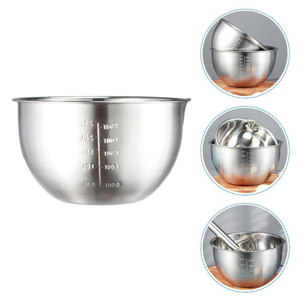 Dessert Bowls Salad Mixing Bowl Flour Mixing Bowl Kitchen Metal Bowls ...
