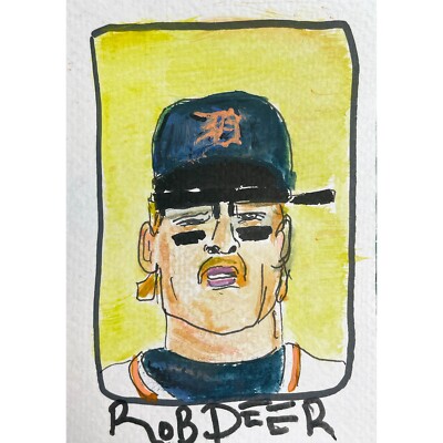 Rob Deer - Watercolor and Ink on Paper 2.5x5in @elsantosworld Sergio ...