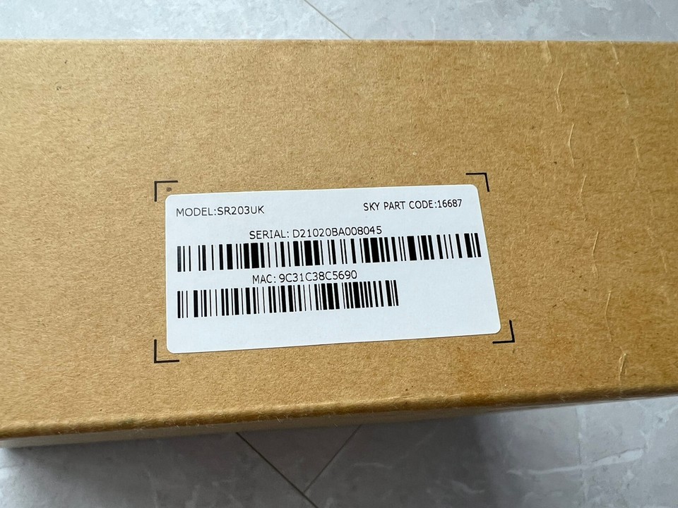 Sky Broadband Q Router 4.2 hub WiFi Model SR203 Latest model, BOXED ...