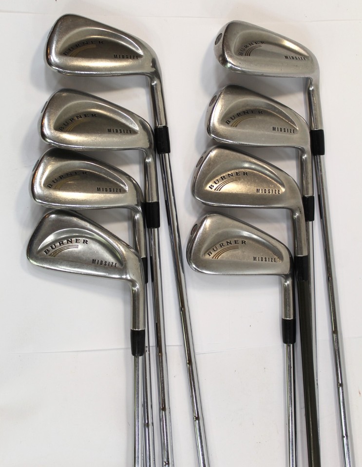 Taylor Made Burner Midsize Iron Set P, 3 - 9 RH Stainless Stiff Flex ...