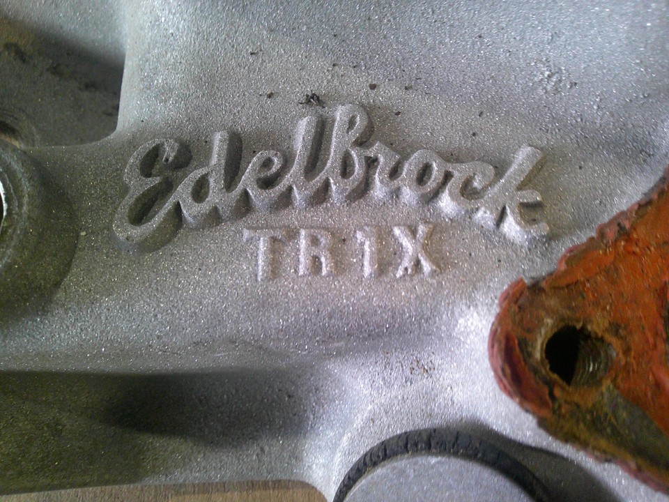 SBC TR1X tunnel ram intake hot rod gasser performance classic car ...