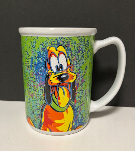Disney Pluto Green Painted Look Artsy Oversize 22 Ounces Ceramic Tea ...