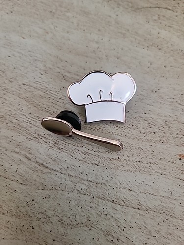 Chef's Hat & Spoon Culinary Kitchen Enamel Lapel Pins | eBay