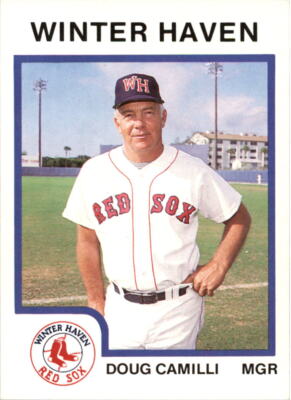 1987 Winter Haven Red Sox ProCards #24 Doug Camilli Manager Baseball ...