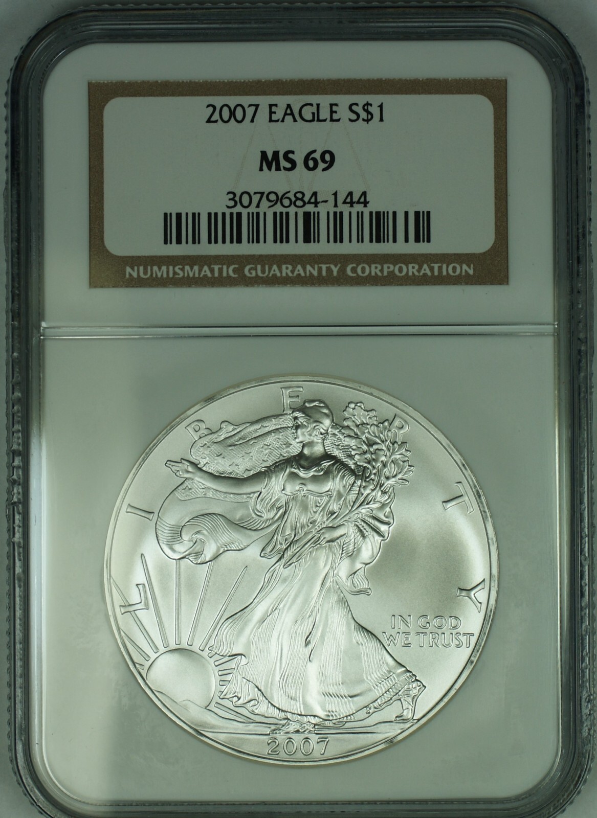 2007 American Silver Eagle $1 Coin ASE NGC MS-69 (49) | eBay