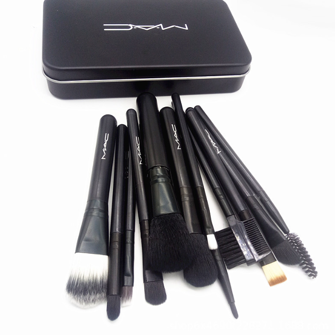 Mac Makeup Brush Set Brush Twelve Iron Box Set Blush Eyeshadow ...
