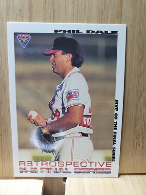 PHIL DALE🏆 1995 Futera RETROSPECTIVE #106 ABL Baseball Card 🏆 FREE POST ...