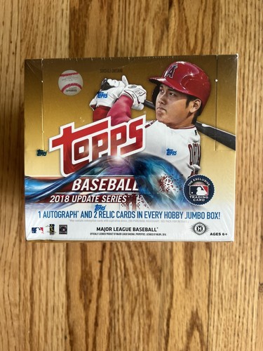 2018 Topps Update Baseball Sealed Jumbo Hobby Box - Ohtani RC! | eBay