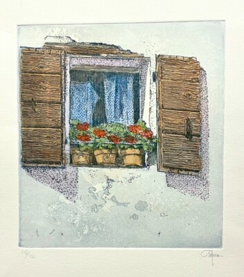 Giorgio Ferrari Signed And Numbered Hand Watercolored Etching | eBay