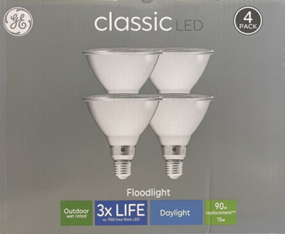 90 Watt Flood Light Bulb GE Lighting Classic 90 Watt EQ LED PAR38 Warm