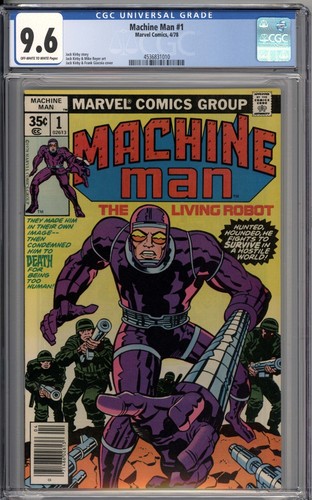 Machine Man #1 CGC 9.6 NM+ Jack Kirby Story and Art | eBay