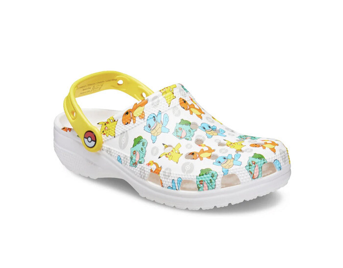 Crocs x Pokemon 2 Classic Clog Men's 12 Pikachu Squirtle Charmander ...