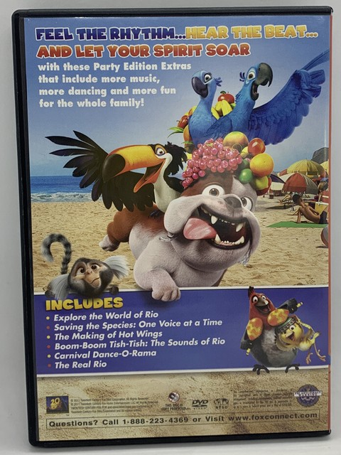 Rio (DVD, 2011, 2-Disc Set, Party Edition) | eBay