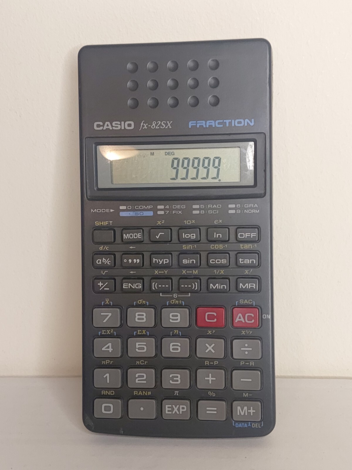 Casio Fx-82sx Fraction Scientific Calculator Retro Vintage Working ...